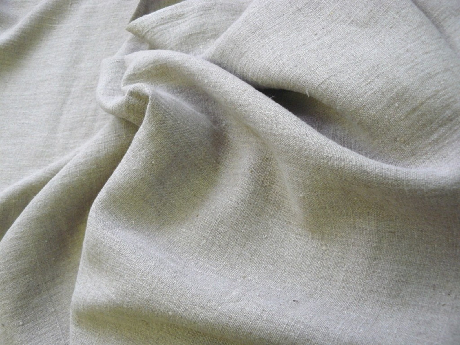ECO FRIENDLY Natural Burlap Linen Fabric With Softening 2M - Etsy
