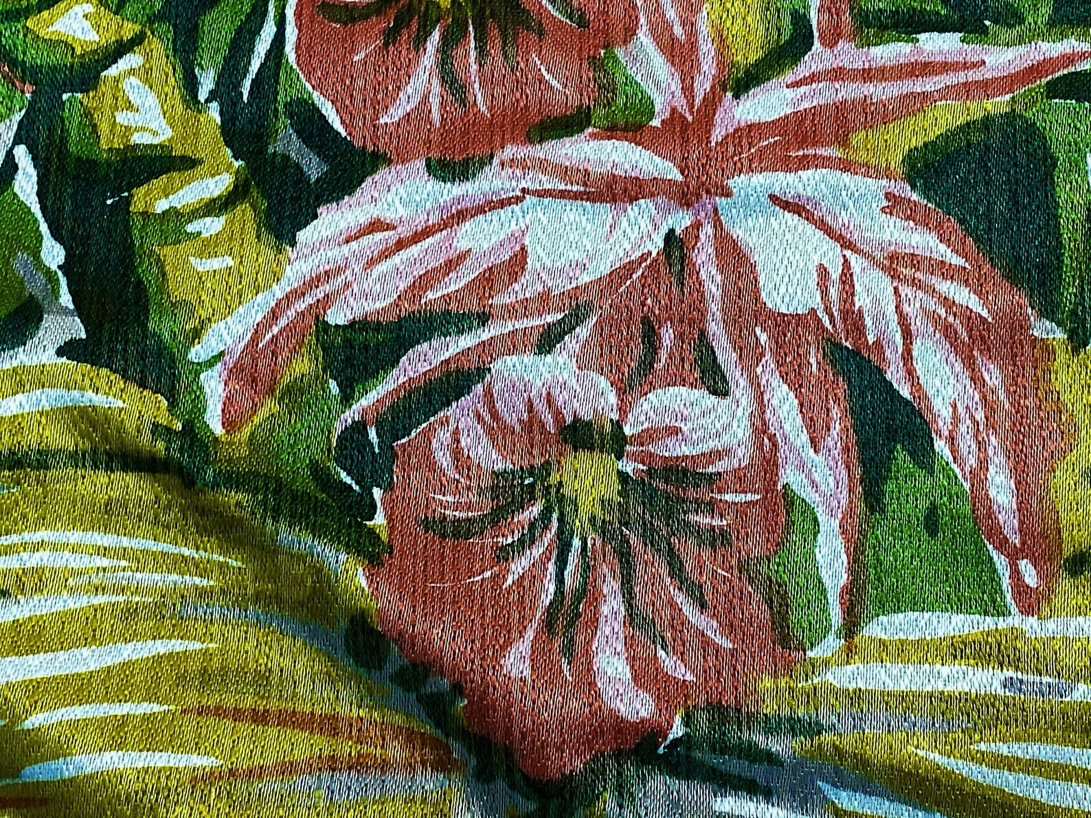 Los Angeles Dessert Yucca Barkcloth Satin Vintage Fabric Drape Curtain ...