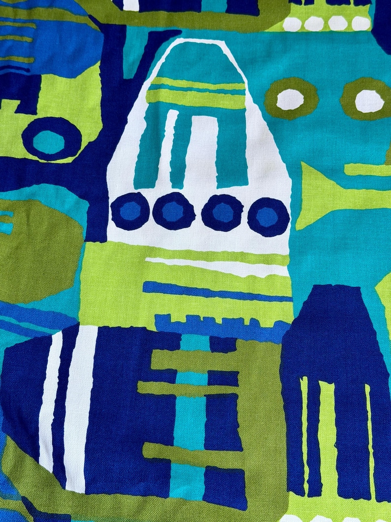 1960’s Bauhaus SWANK Outrageous COSMIC Danish Mid Centurybarkcloth Era ...