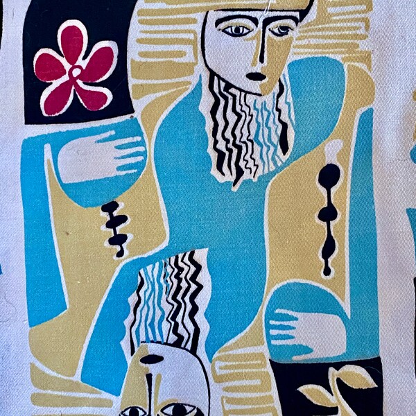 Picasso Fabric - Etsy
