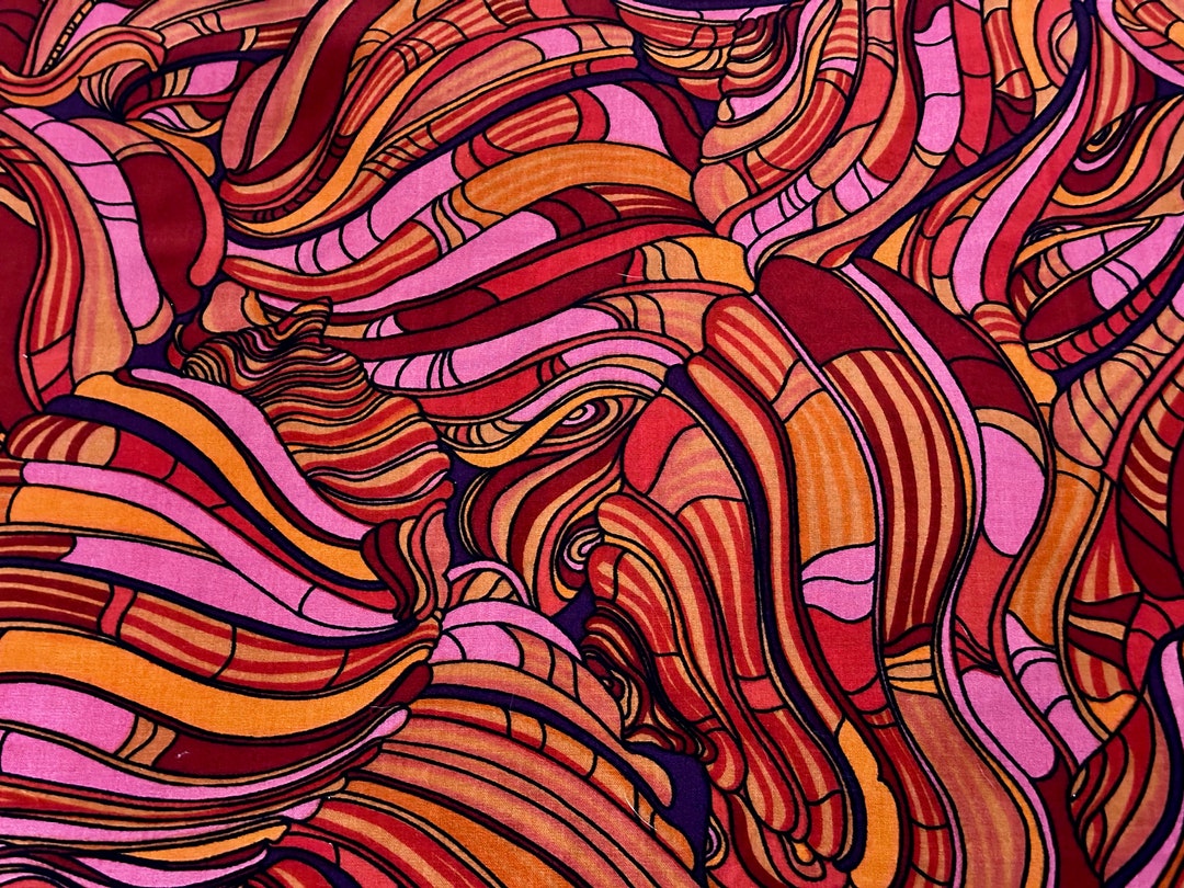 La Concha Seashells NAUTILOID Abstract 1970's Psychedelic Vintage ...