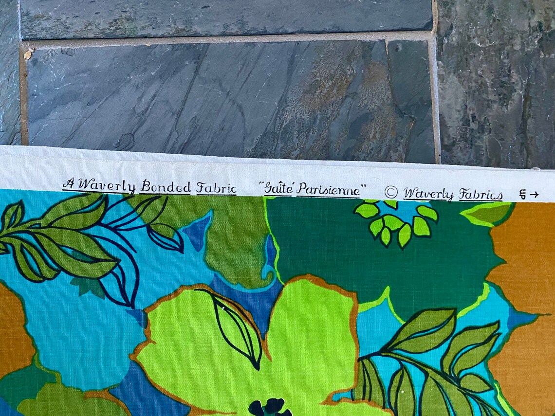 Mod 60's Mid Century Op Art Panton Floral Style Vintage | Etsy