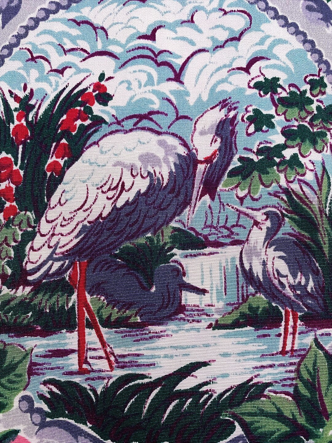 Fabulous Cartouche Framed Florida Flamingos 50's FLORIDA Novelty ...