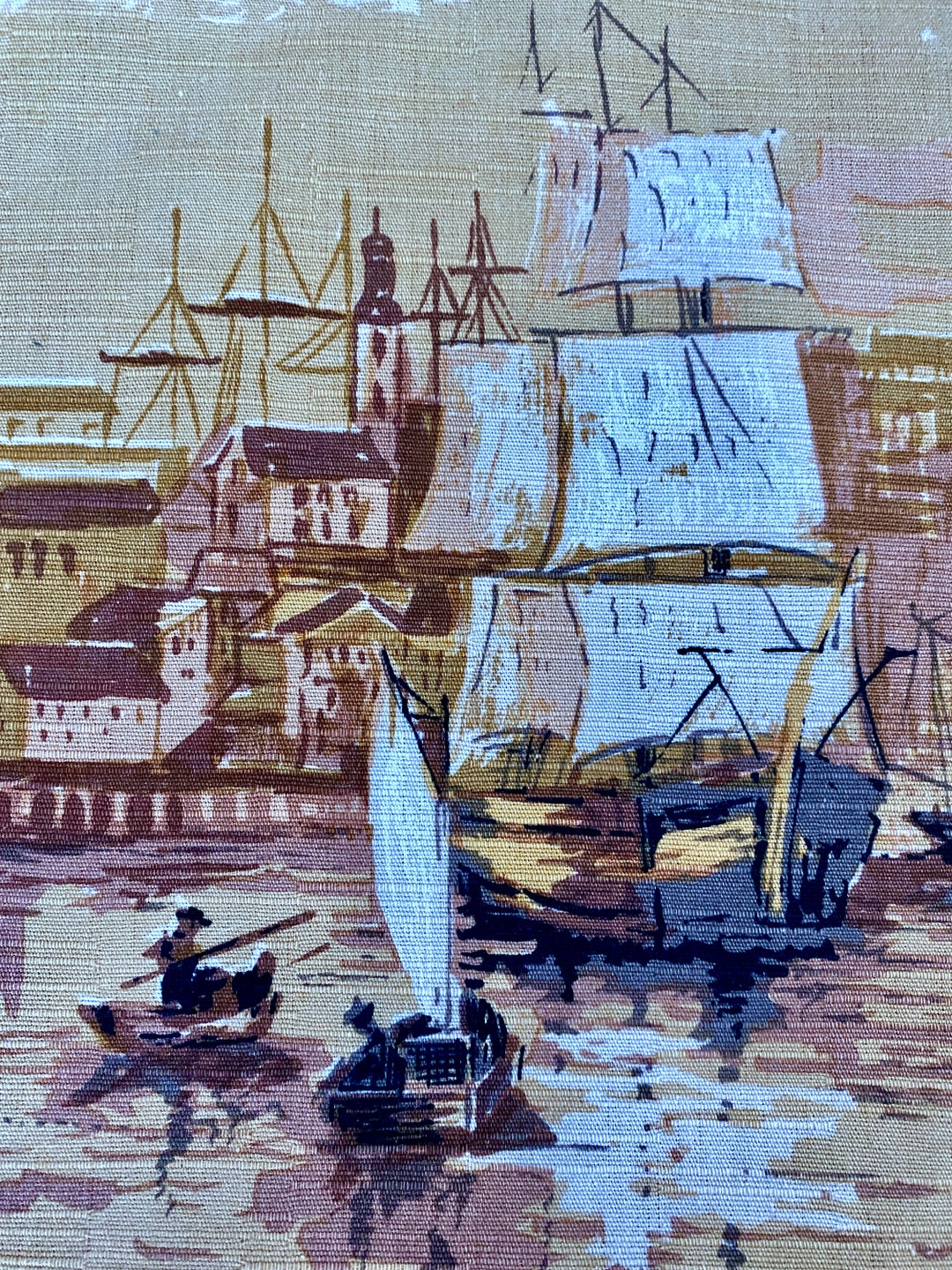 1960's Cohama Windward Sailboat Wall Tapestry Hanging - Etsy