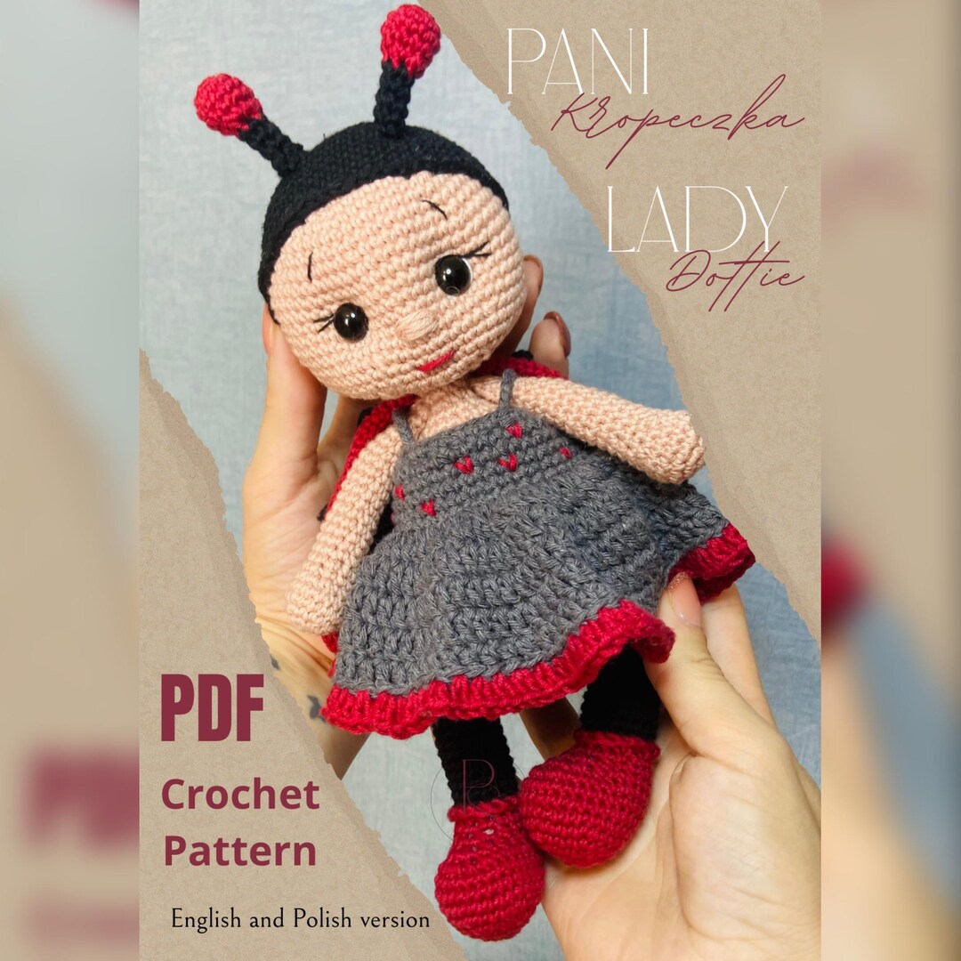 Lady Dottie Ladybug Amigurumi Crochet Pattern - Cute Handmde Toy ...