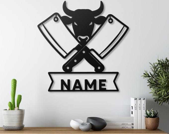 Meat House Sign, Custom Meat Sign, Custom Meat Cooker Decor, Cook Decor ...