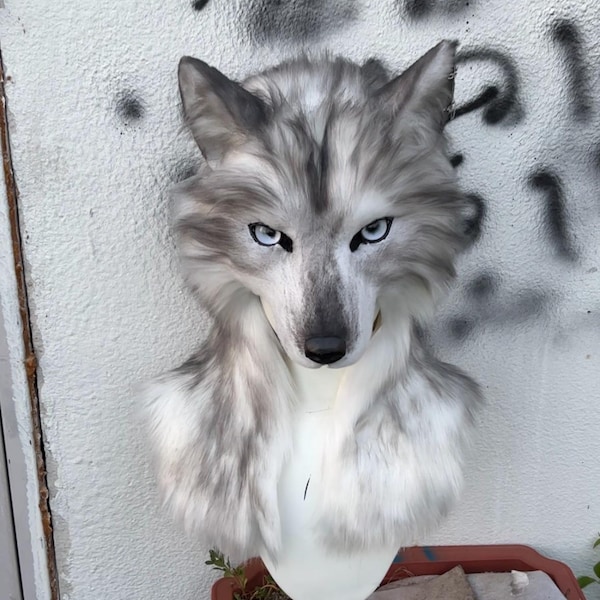 Realistic Wolf Costume - Etsy