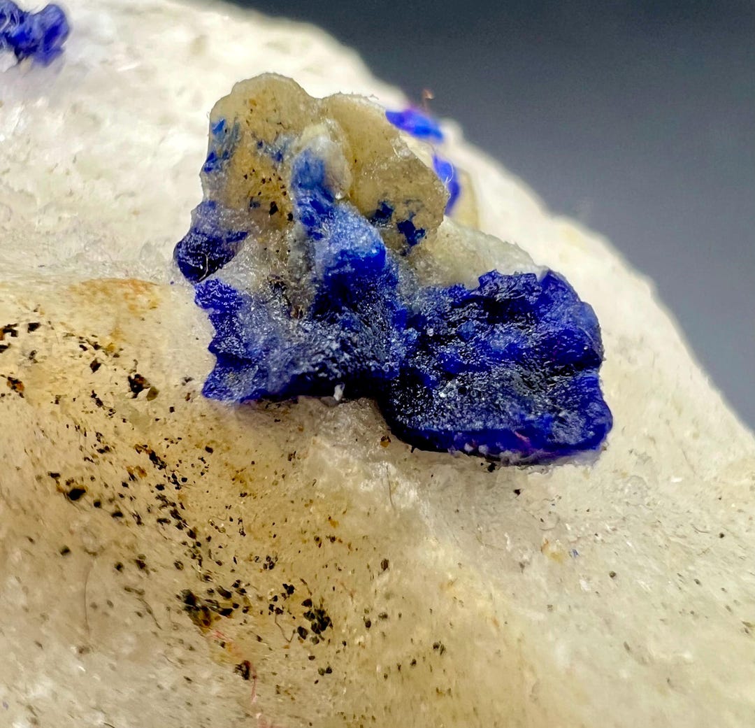 Lazurite Specimen: Inkish Blue Crystal With Matrix - Afghanistan - Etsy