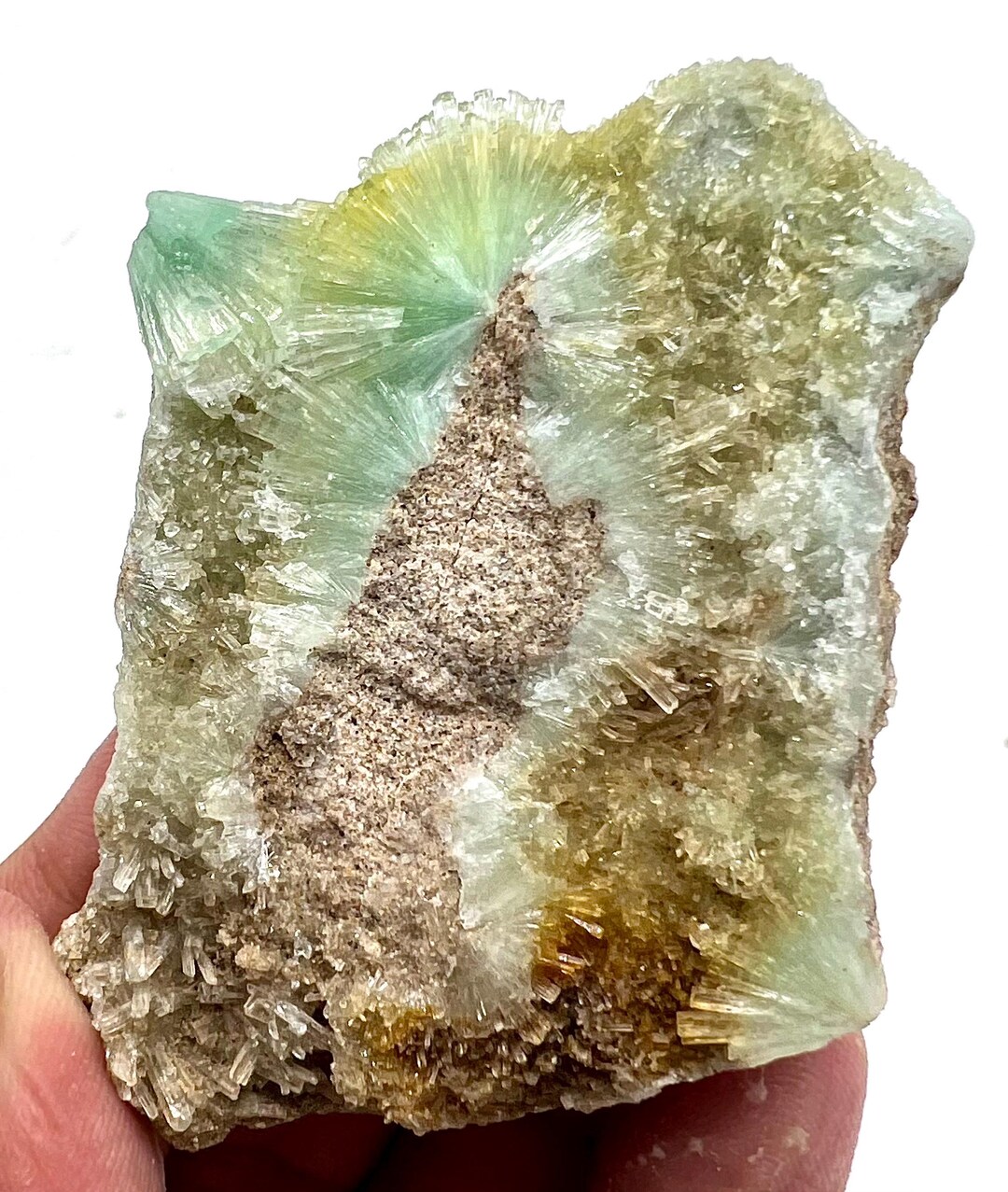 Natural Aragonite Flower Shape Specimen: Afghanistan Mineral Collection ...