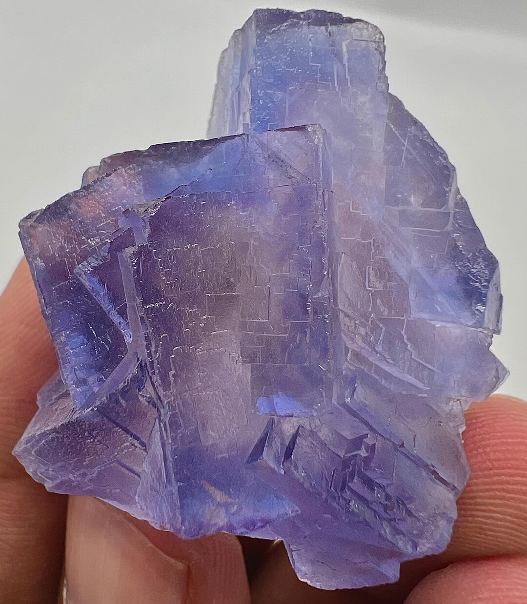 Natural Flouriscent Phantom Cubic Shape 33 Gram Flourite Specimen From ...