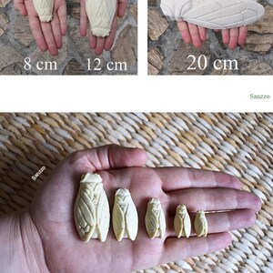 Mold of 4 Cicadas 2 Cm in High Quality Flexible White Silicone - Etsy
