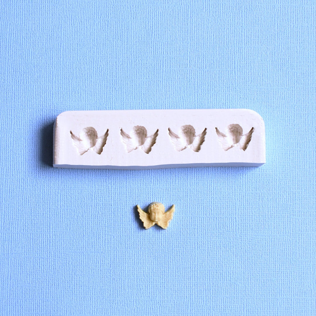 Silicone Mold 4 Mini Angels in Premium Silicone - Etsy