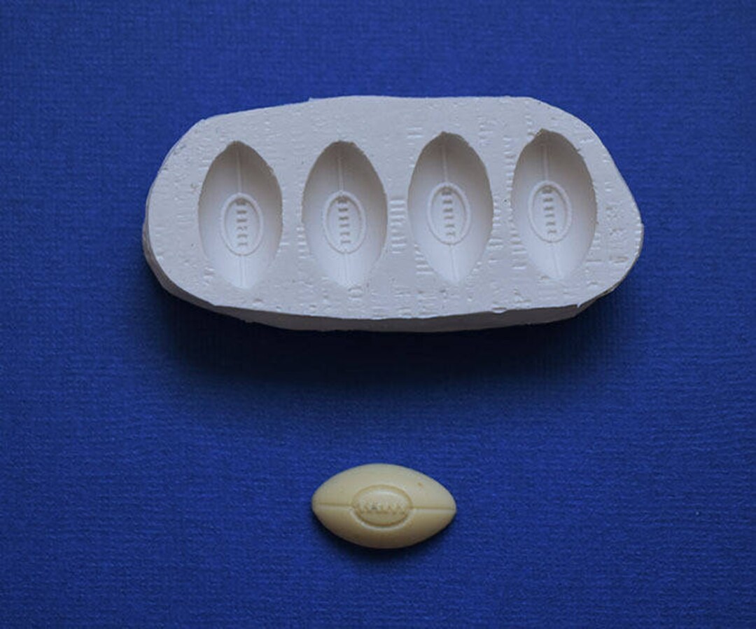 Mold 4 Mini Rugby Balls in High Quality Soft Silicone - Etsy