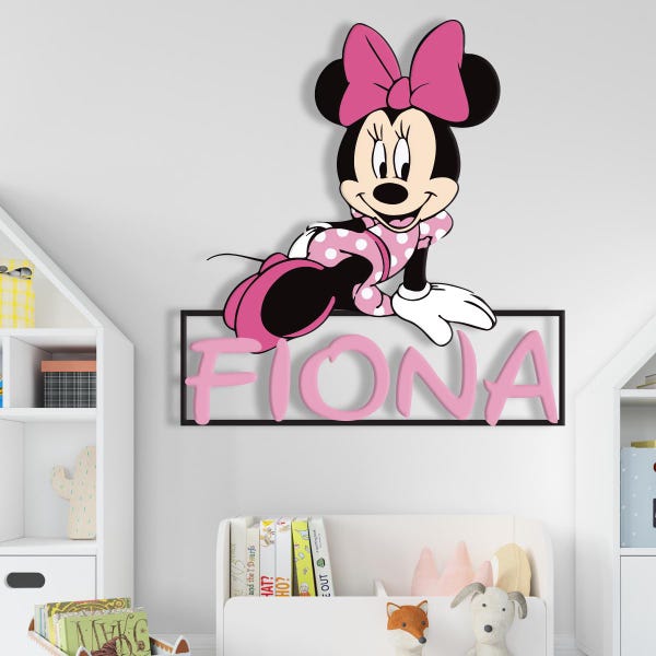 Minnie Wall Art Custom - Etsy UK