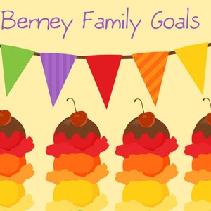 Personalized Incentive Chart for Multiple Children - Ice Cream Rainbow ...