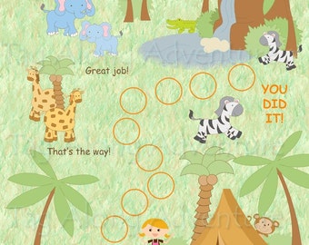 PRINTABLE Personalized Incentive Chart for Kids Robots - Etsy