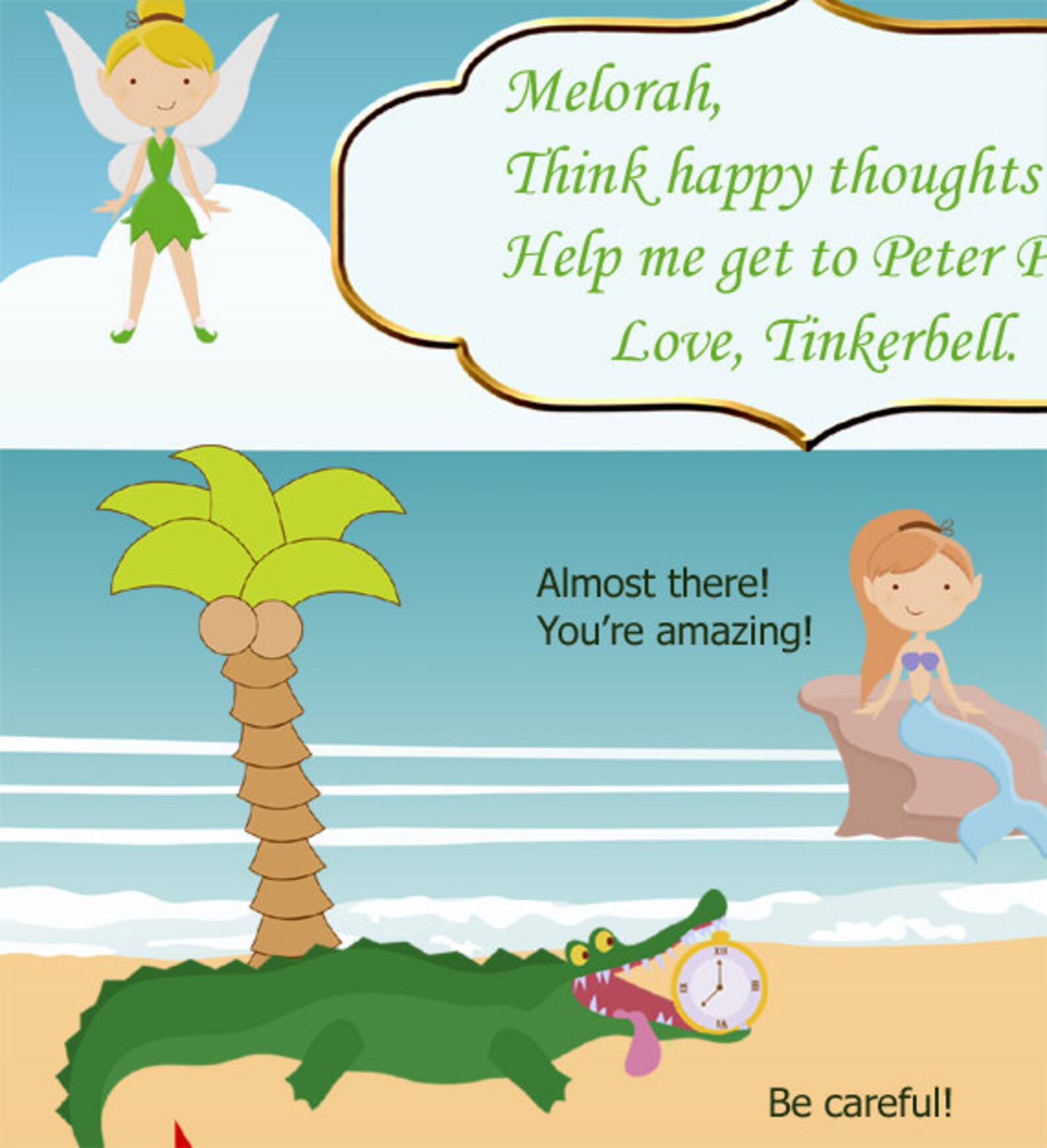 PRINTABLE PERSONALIZED Child Behavior Incentive Chart - Peter Pan ...
