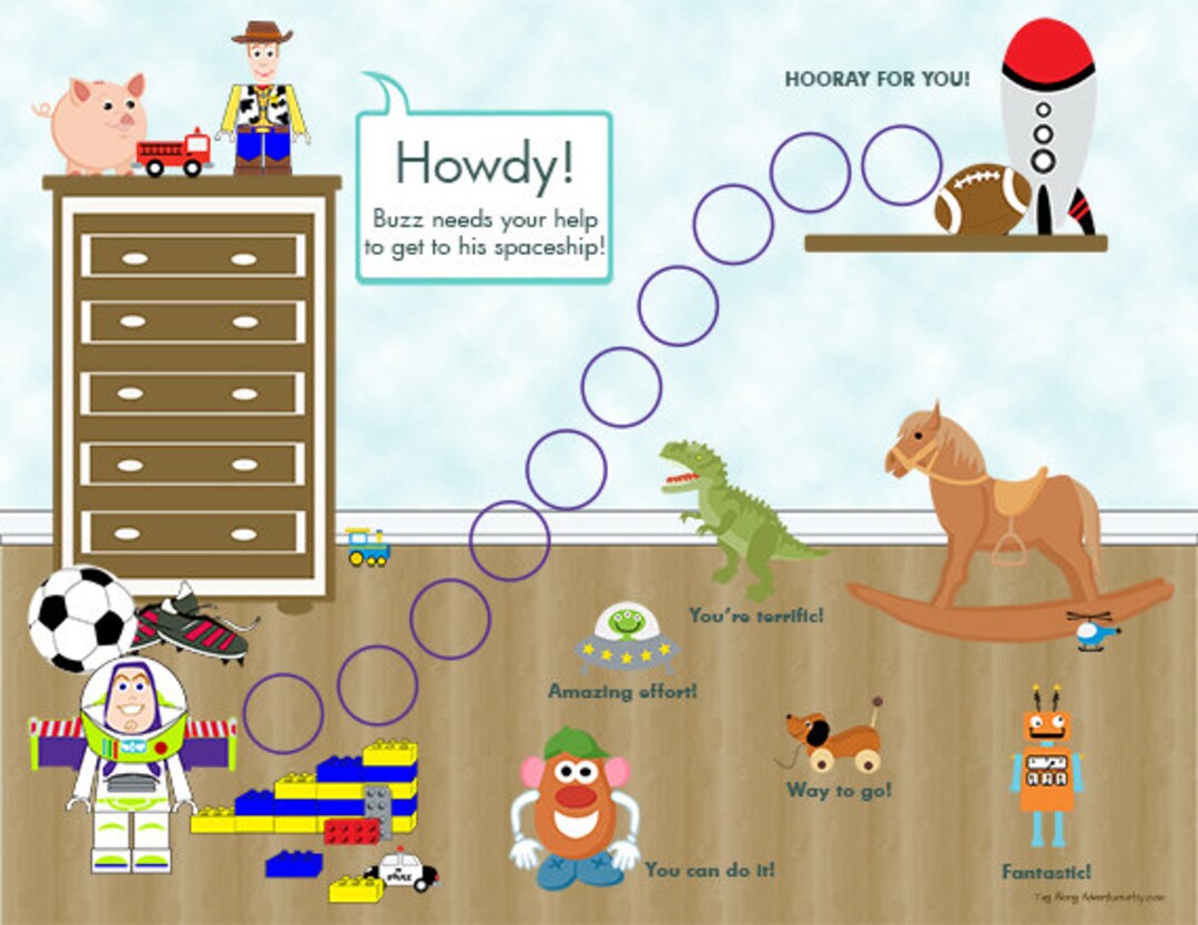 Instant Download, Printablechild Behavior Incentive Chart - It's a Toy ...