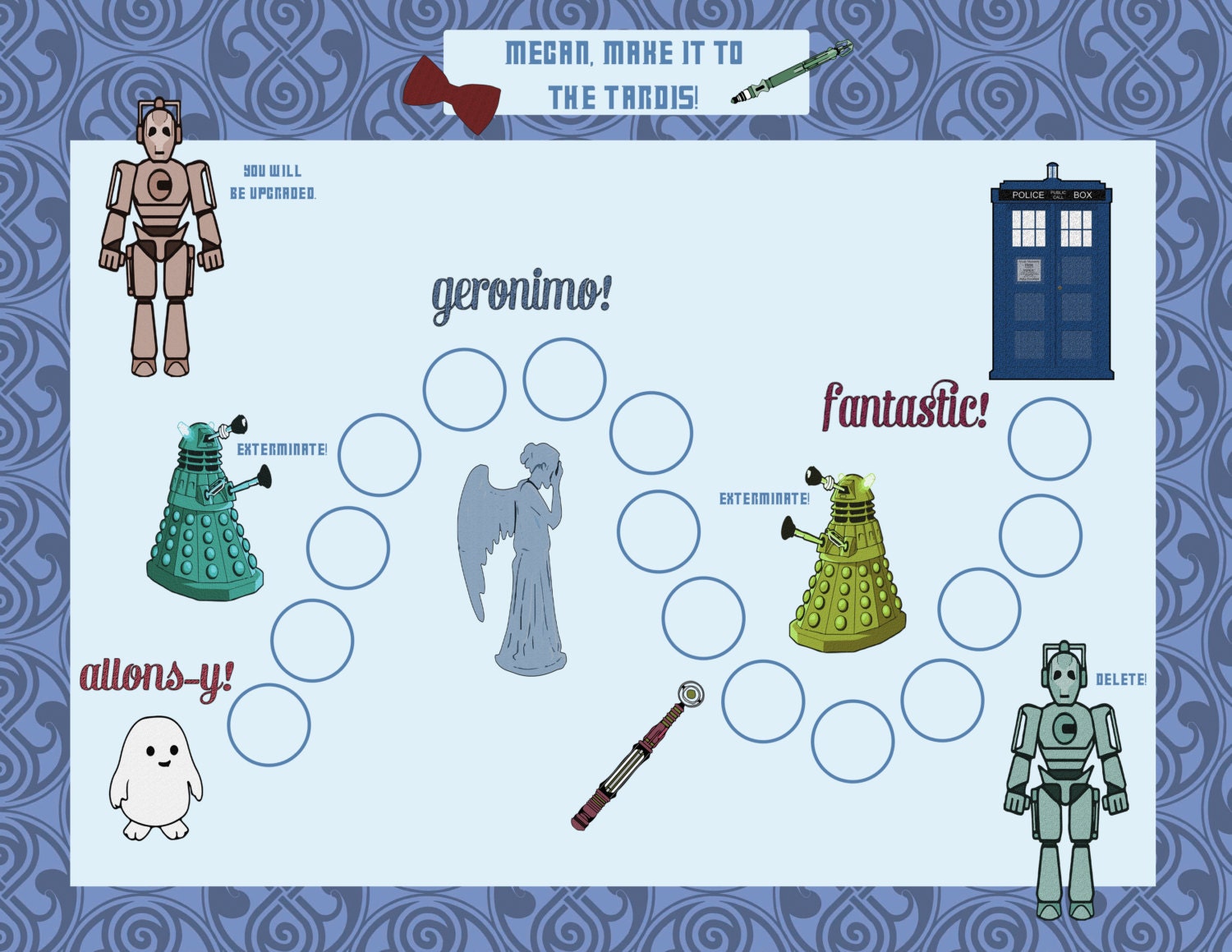 PRINTABLE PERSONALIZED Incentive/reward Chart for Children - Who's the ...