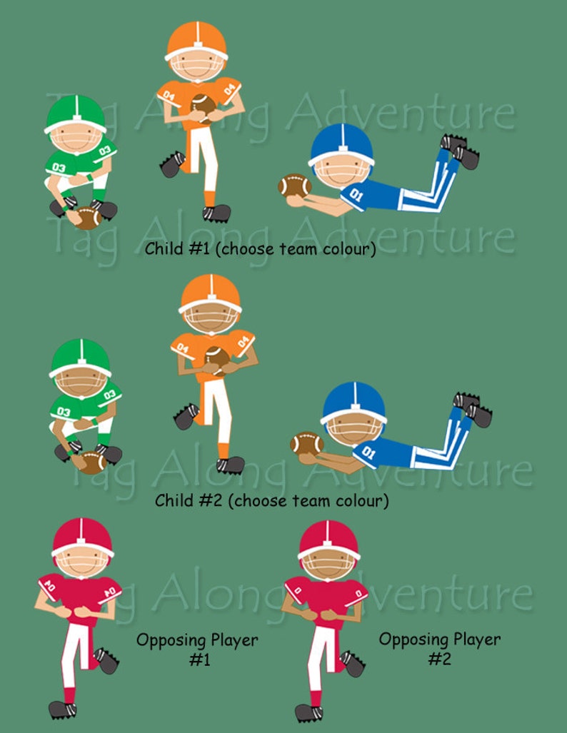 PRINTABLE PERSONALIZED Child Behavior Incentive Chart - Football - Etsy