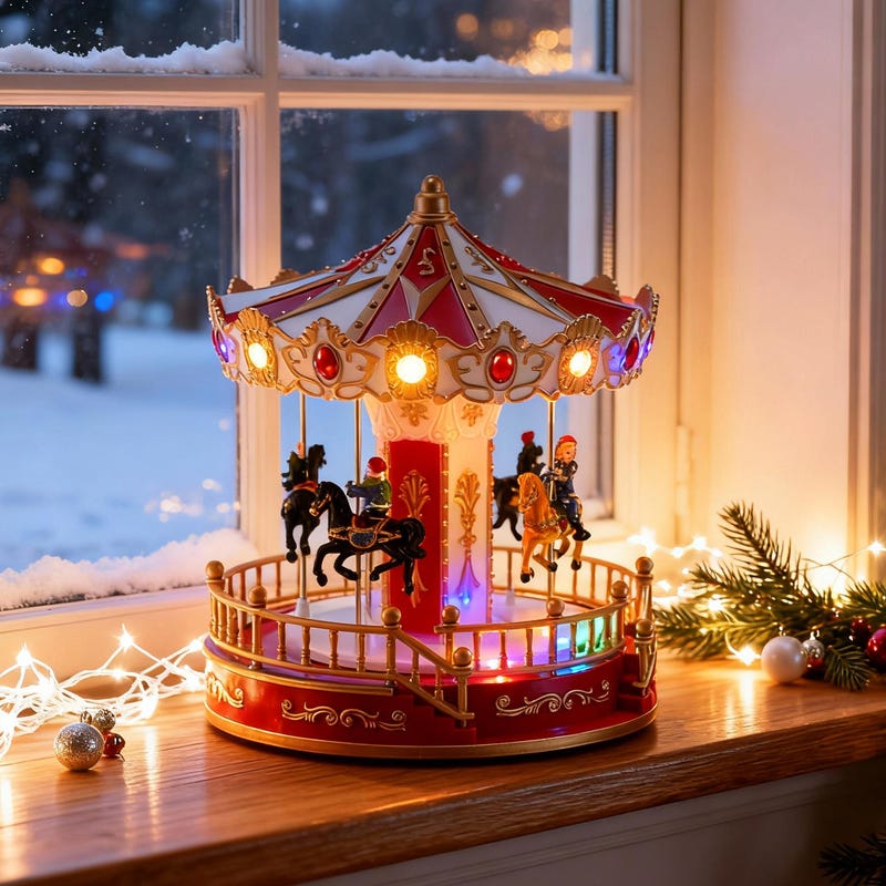 Carousel Holiday Light - Etsy
