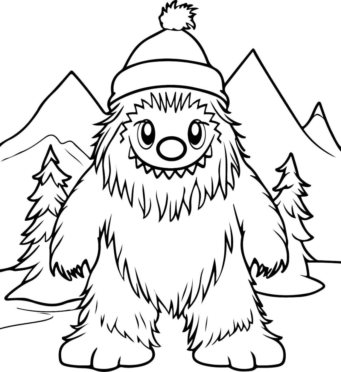 50+ Labubu Coloring Pages for Kids | Cute Cartoon Character Printable ...