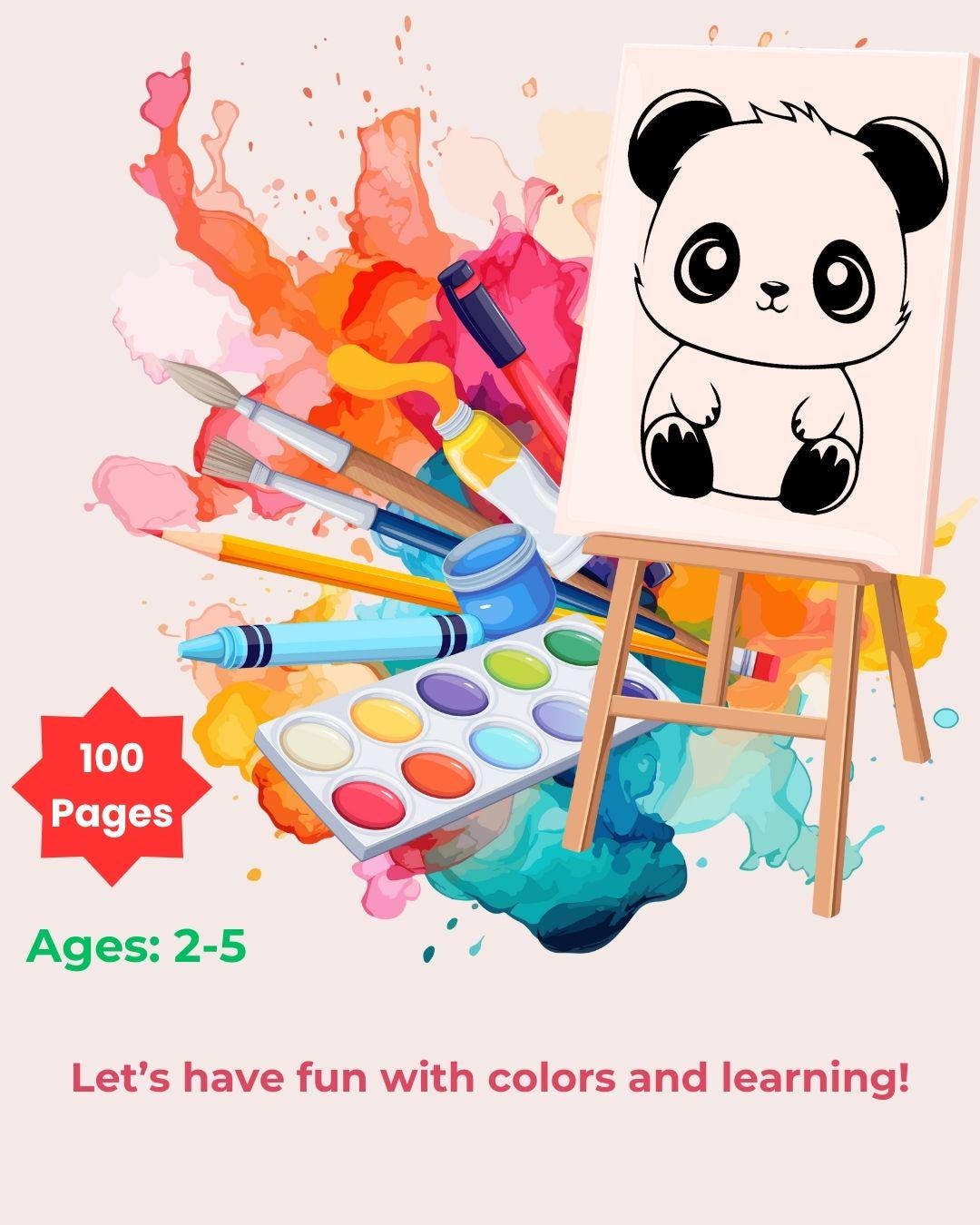 100 Cute Animal Coloring Pages for Kids – Toddler & Preschool Learning ...