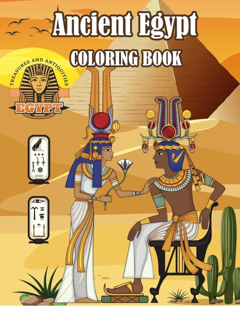 200+ Egypt Coloring Book | Printable Ancient Egypt Coloring Pages for ...