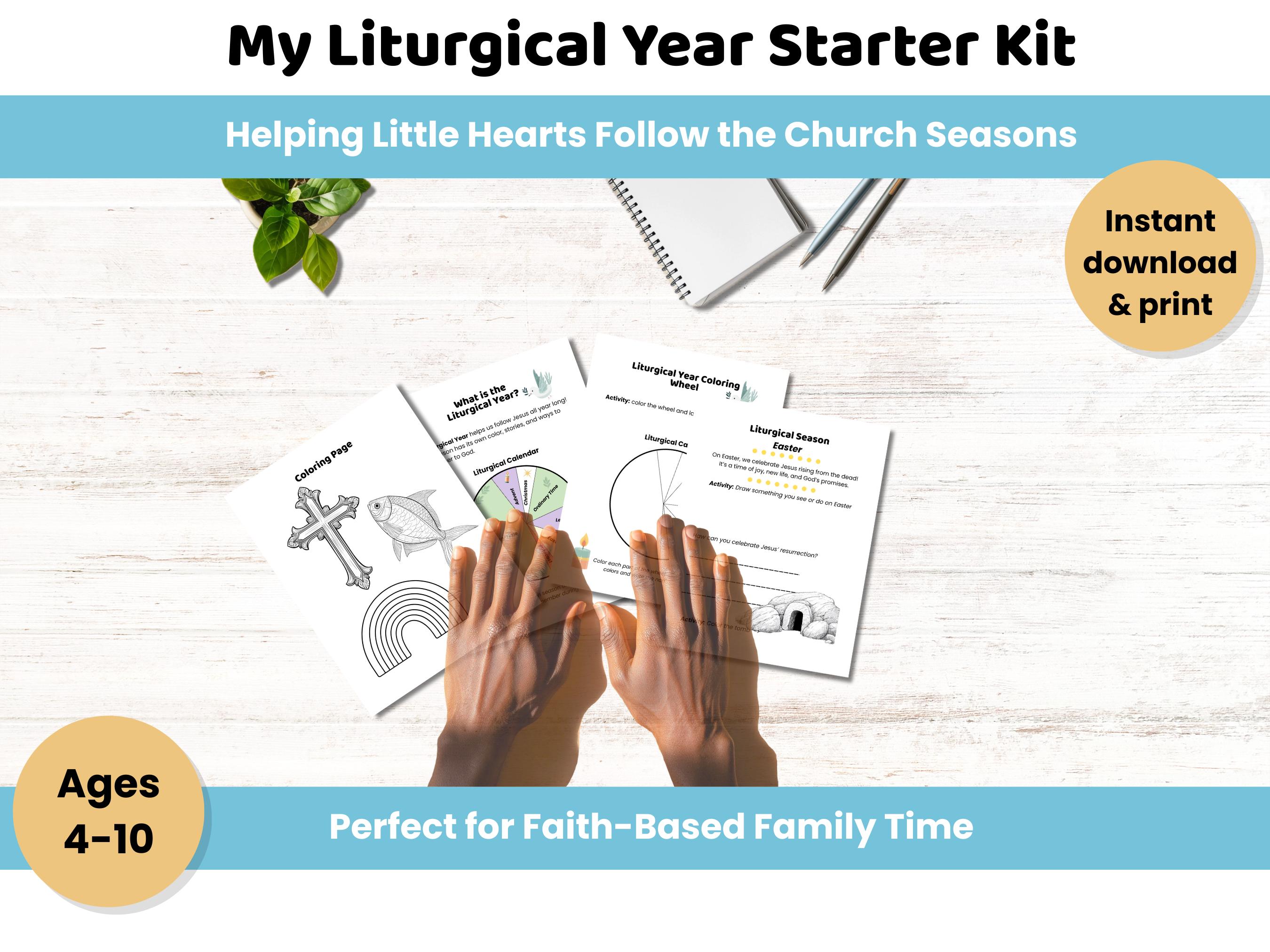 My Liturgical Year Starter Kit for Kids – Printable Catholic Calendar ...