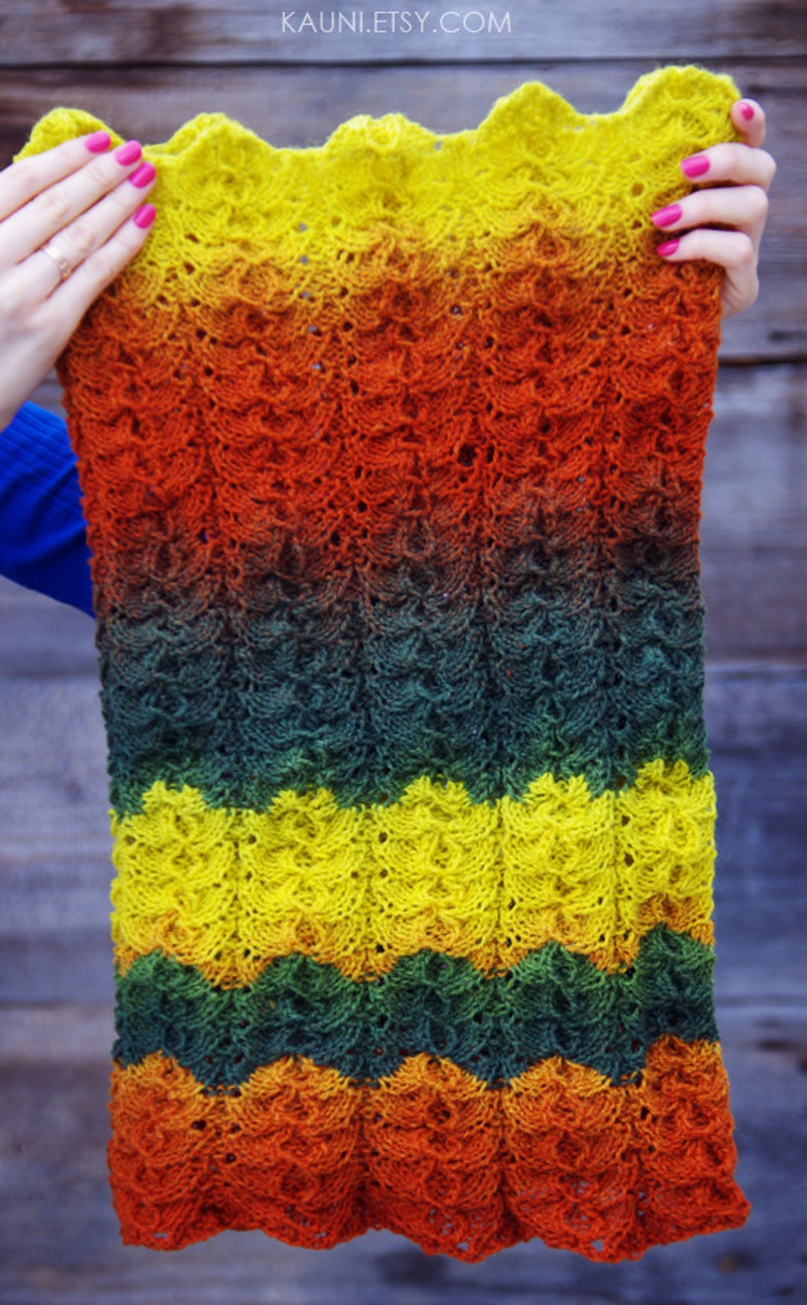Wool Knitted Cowl, Kauni Yarn. Handmade. - Etsy