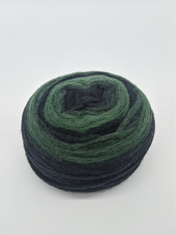 Self-striping Chunky Wool Pencil Roving for Spinning Felting - Etsy