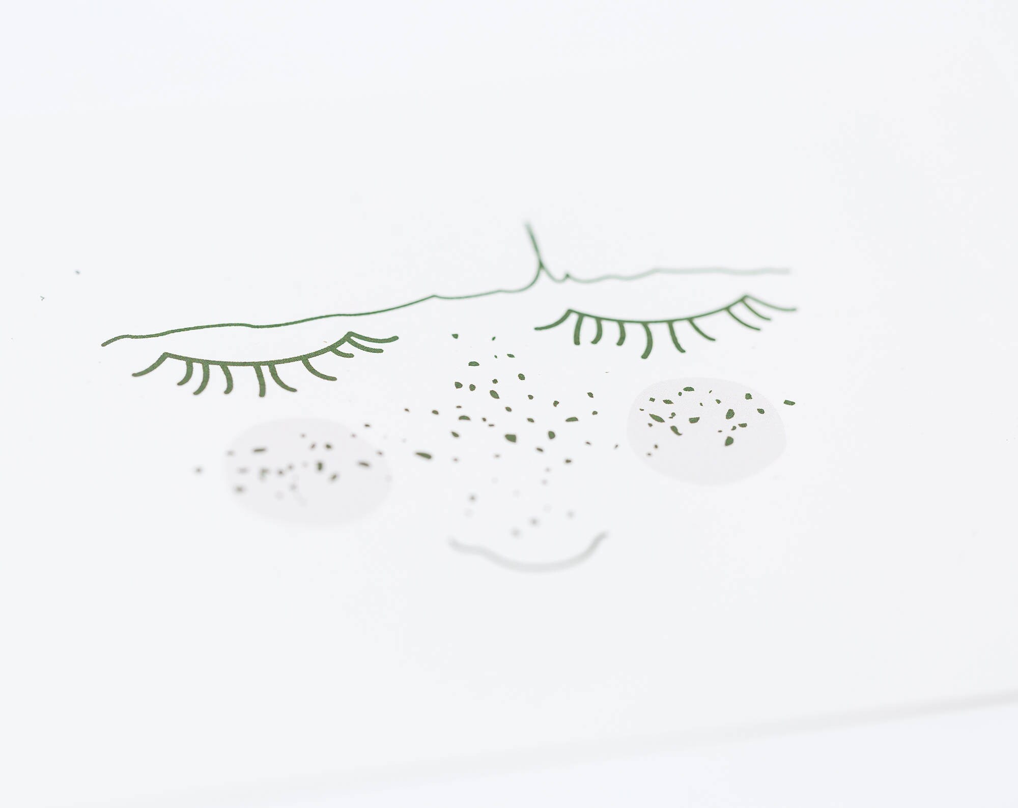 Freckle Face Lady Art Print 5x7 - Etsy