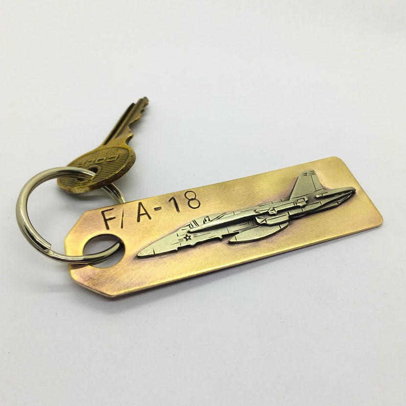 F/A-18 Super Hornet U.S. Navy Fighter Jet Key Chain - Etsy