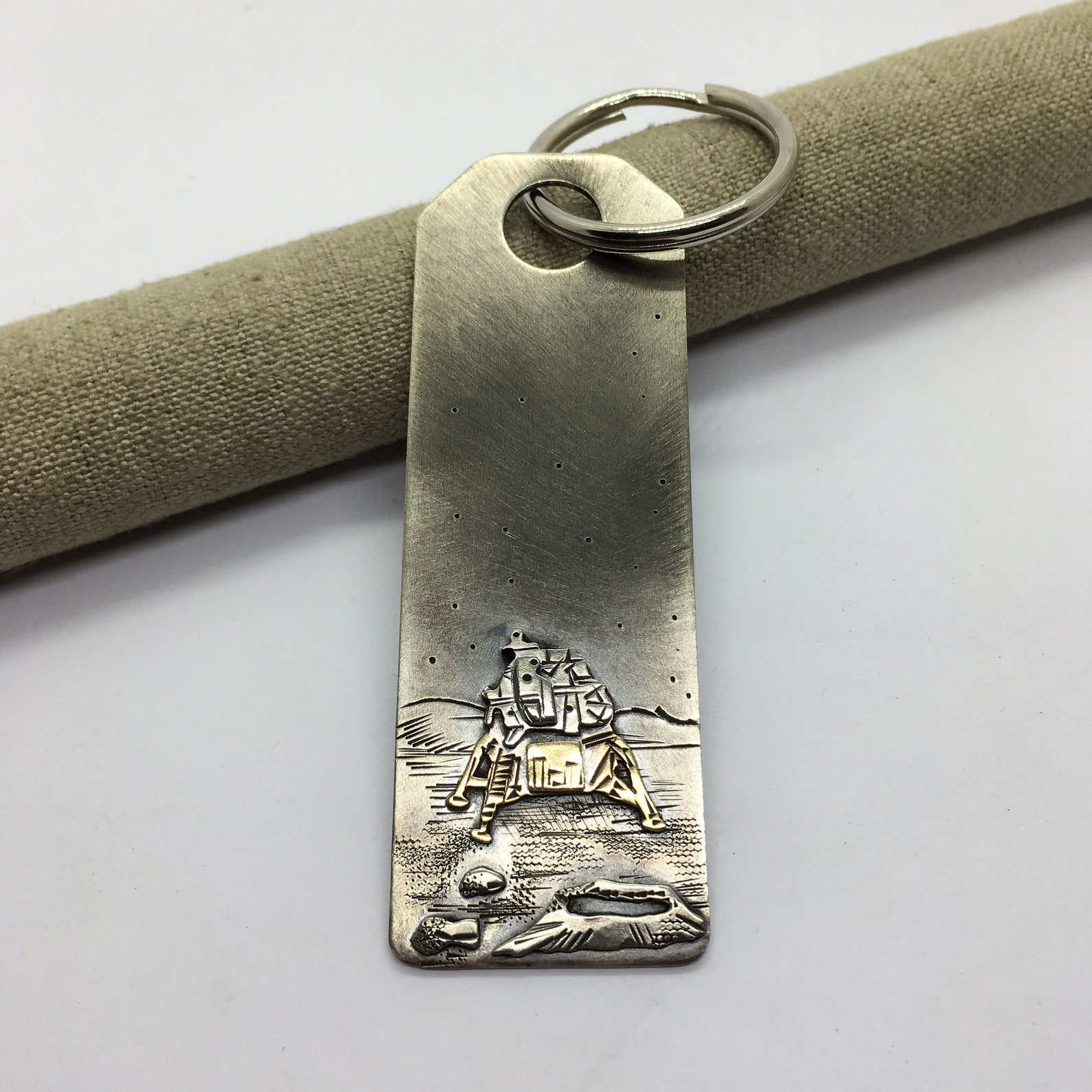 Apollo Lunar Module Moon Lander Key Chain - Etsy