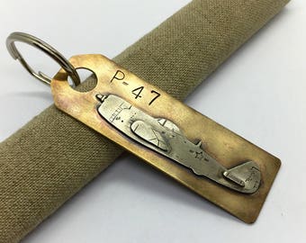 Spitfire Hand Made World War II Aircraft Keychain | Etsy