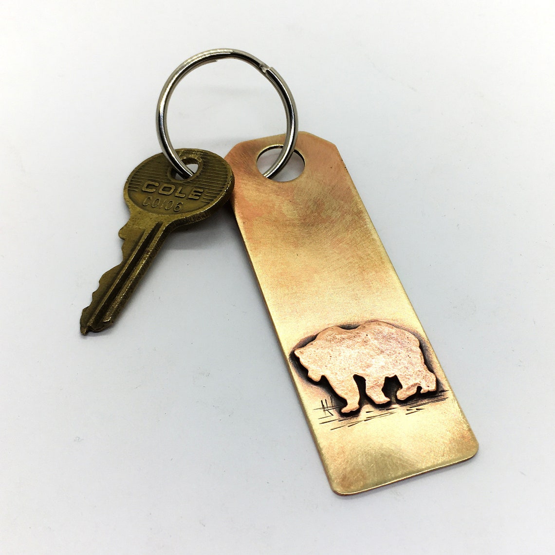 Grizzly Bear Key Chain - Etsy