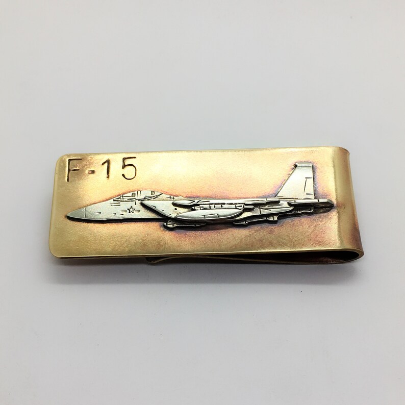 F-15 Eagle U.S. Air Force Fighter Jet Money Clip - Etsy