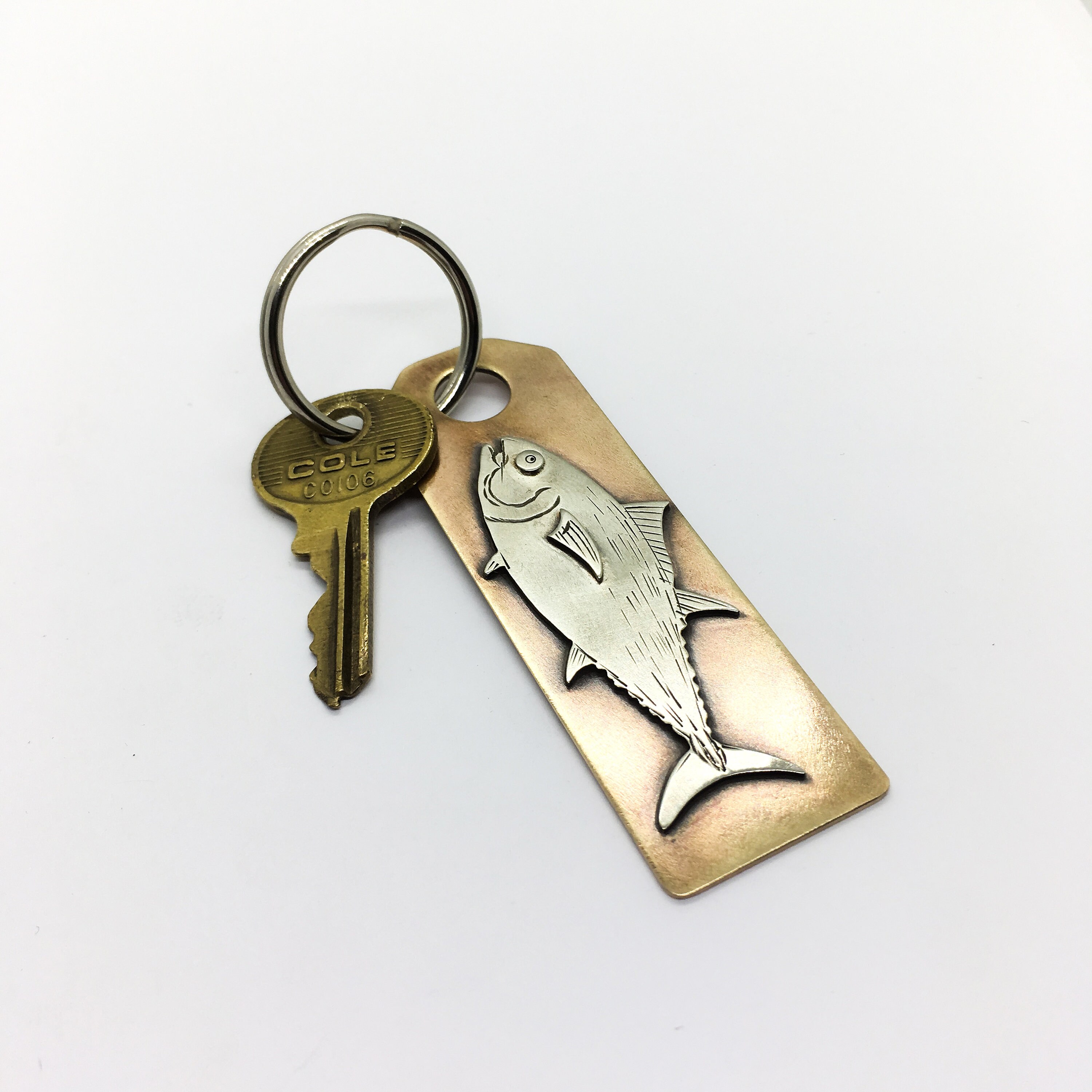 Atlantic bluefin tuna key chain | Etsy