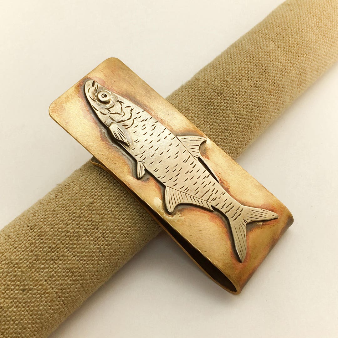 Tarpon Money Clip Hand Made Fishing Gift Gulf Coast Sport Fishing Gift ...