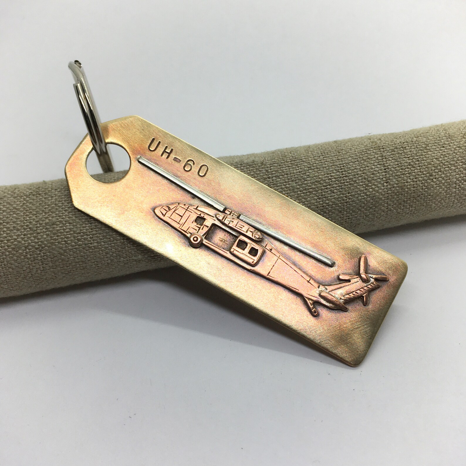 UH-60 Black Hawk Helicopter Keychain | Etsy