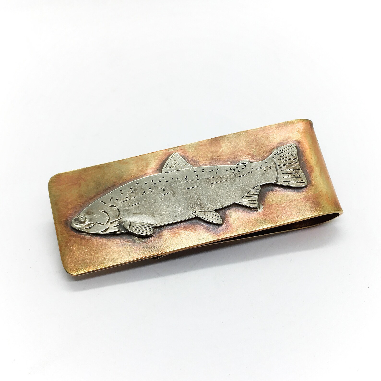 Steelhead Trout Hand Made Money Clip Mens Fishing Gift Rainbow - Etsy