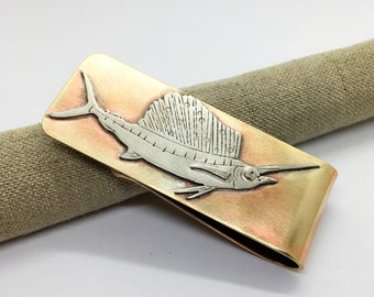 Hand Made Walleye Bronze Fish Money Clip | Etsy