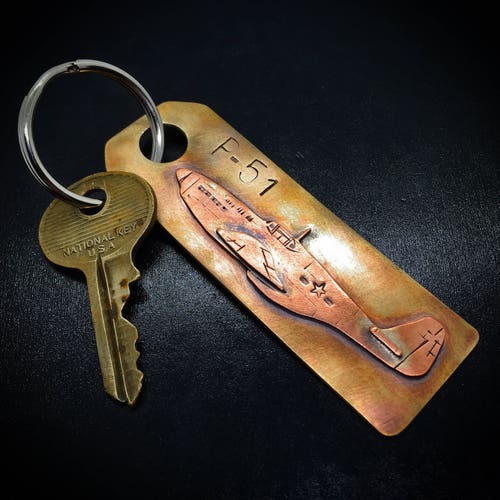 P-47 Thunderbolt Airplane Keychain Hand Made World War II - Etsy