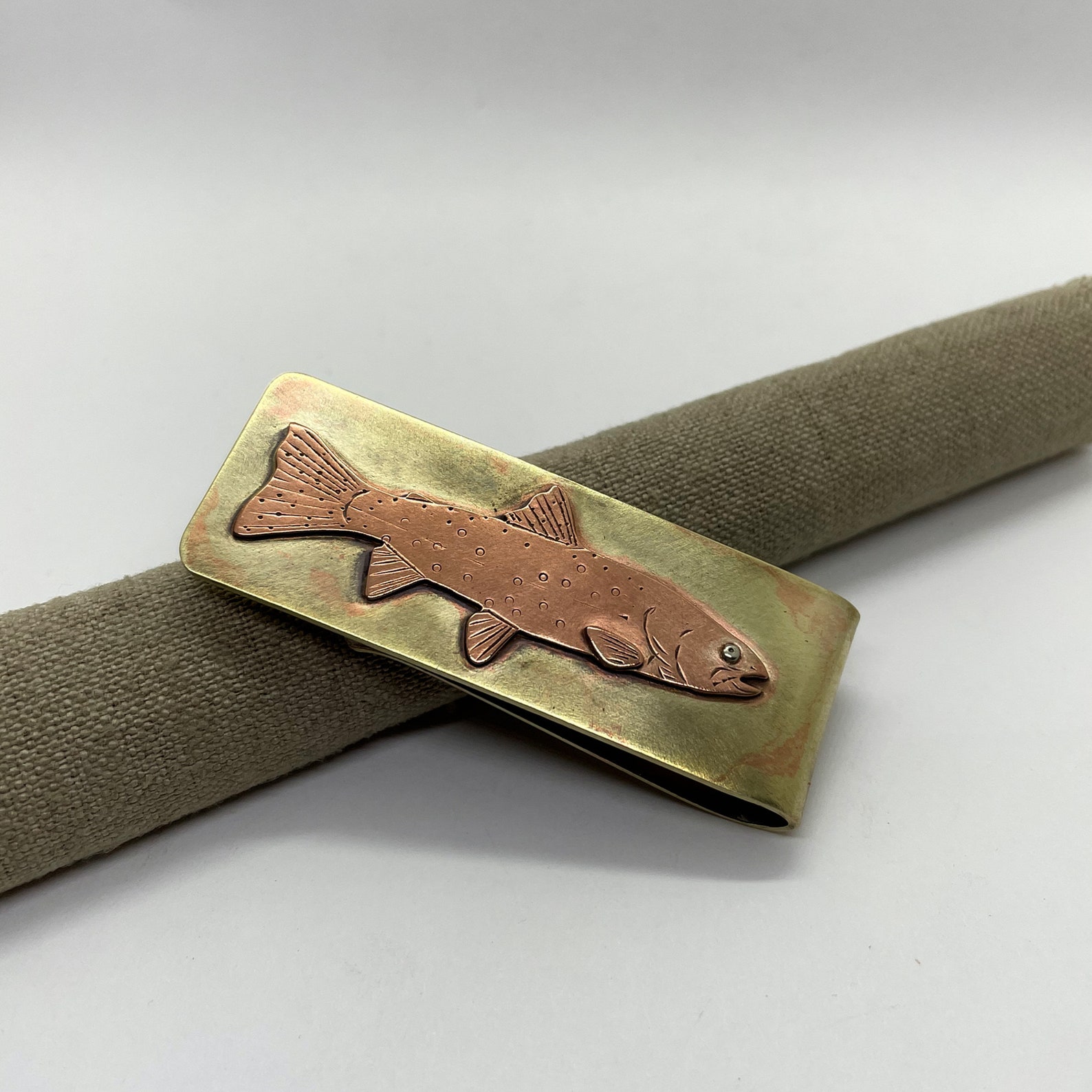 Cutthroat Trout Hand Made Money Clip Fly Fishing Gift - Etsy