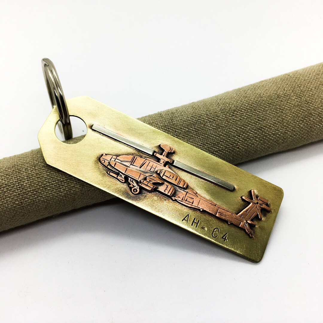 AH-64 Apache Helicopter Key Chain - Etsy