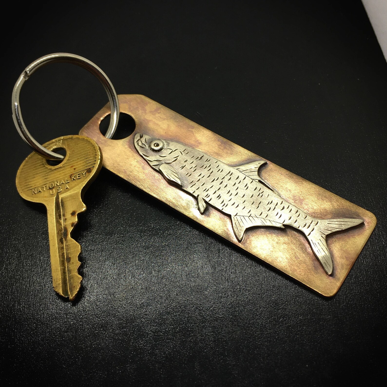 Tarpon Key Chain Hand Made Fishing Gift - Etsy