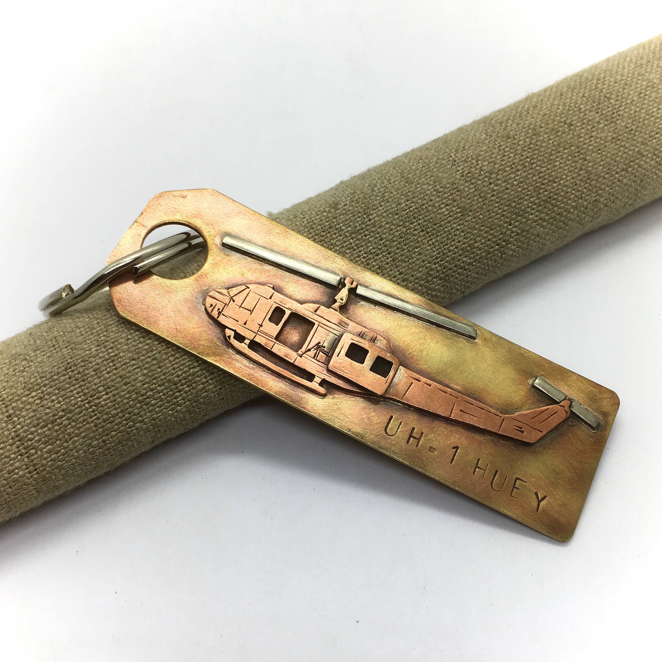 UH-1 Huey Helicopter Keychain | Etsy