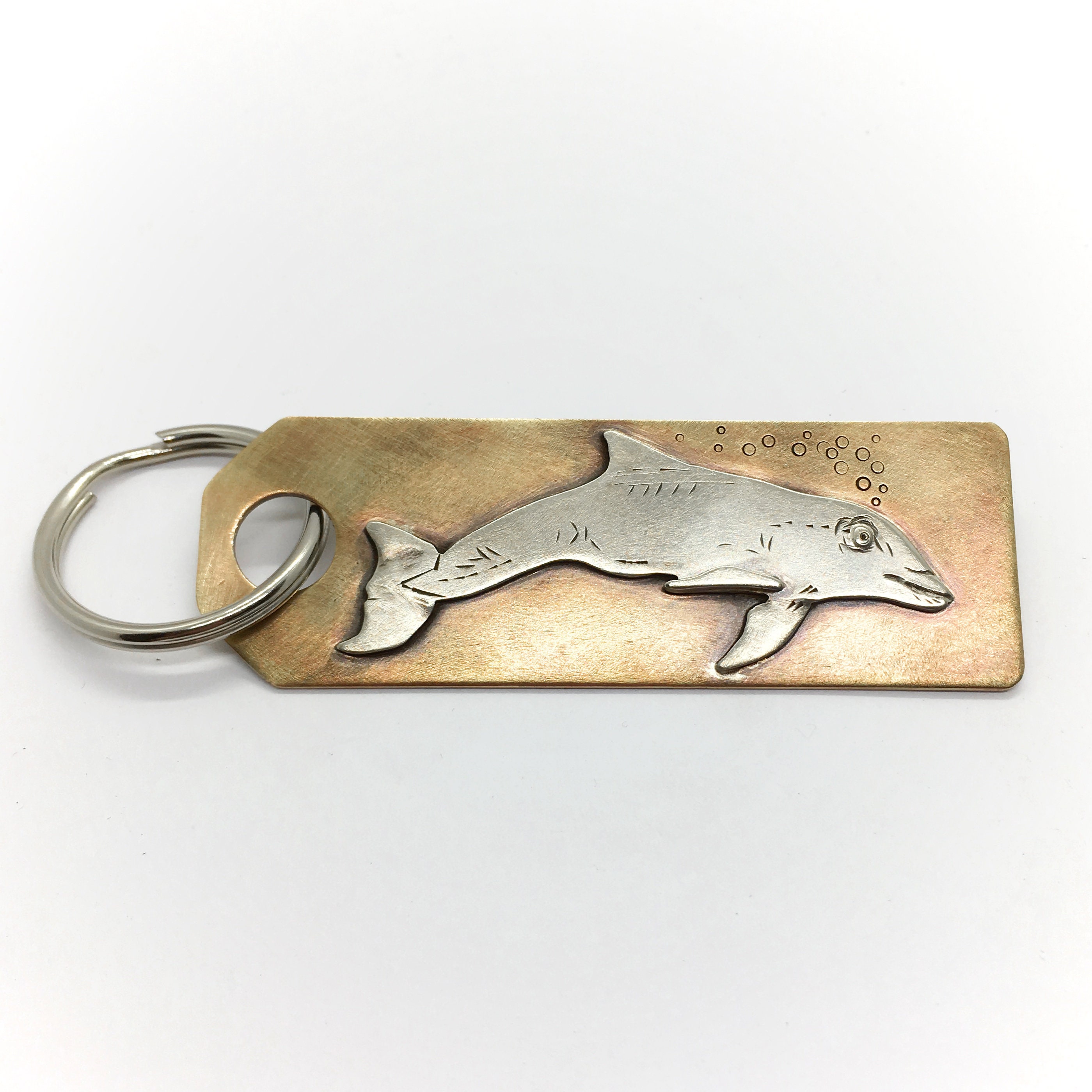 Dolphin keychain hand made bottlenose dolphin gift | Etsy