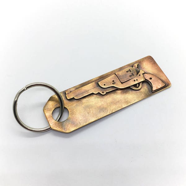 Revolver Keychain - Etsy