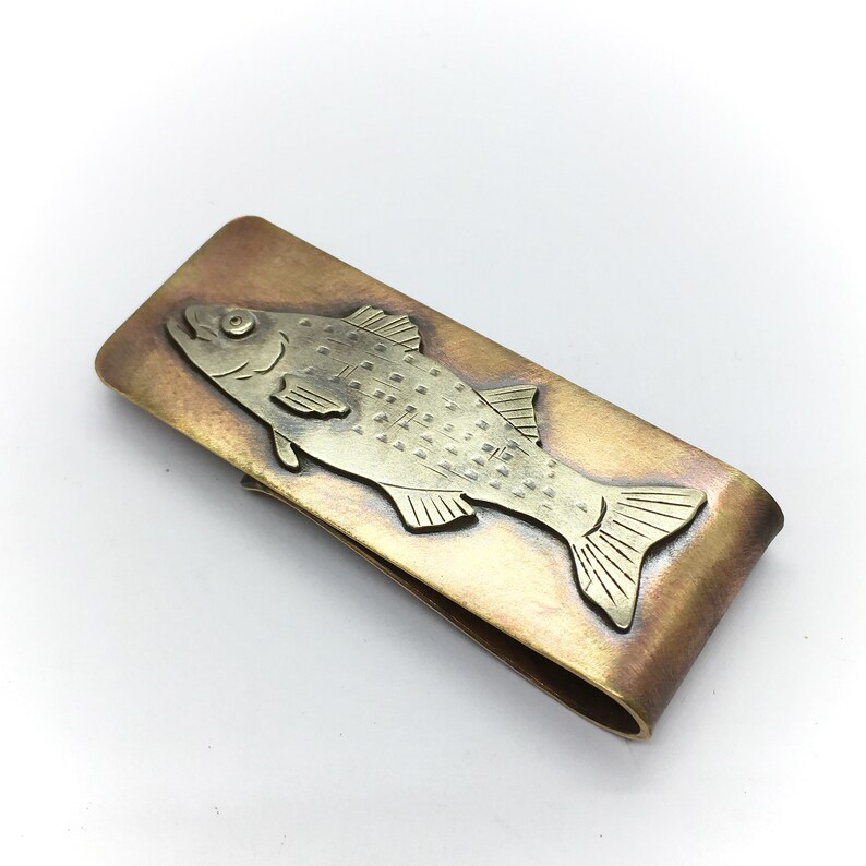 Striped Bass Money Clip Etsy